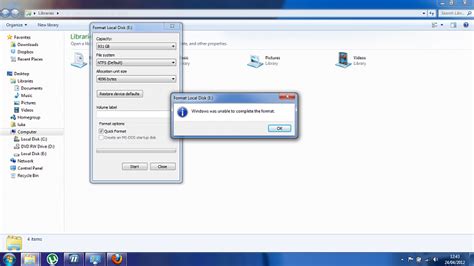 windows unable to format external hard drive windows 7 forums