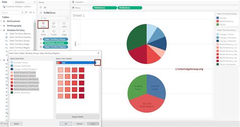 Tableau Sunburst Chart
