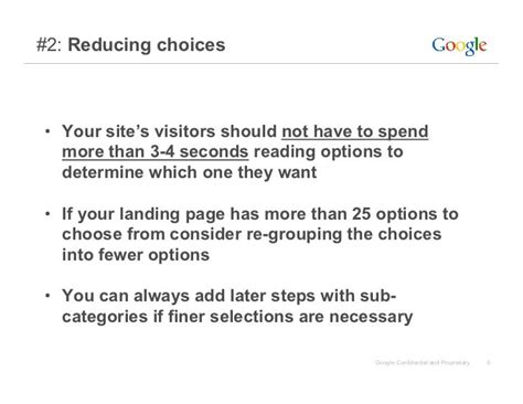 7 best practices of landing page design