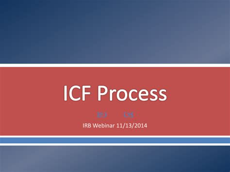 Icf Process