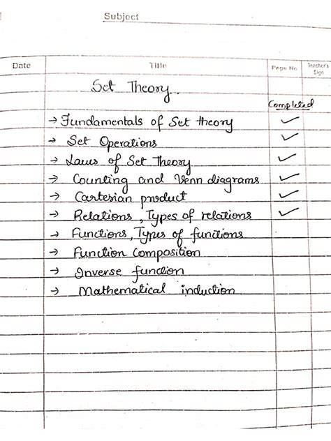 Unit 1 Set Theory Pdf