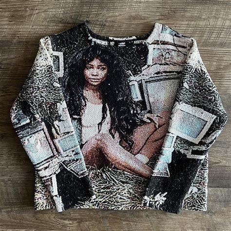 Sza Ctrl Tapestry Sweater Depop
