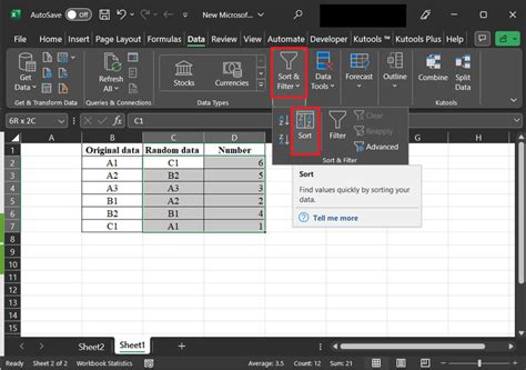 How To Quickly Sort Rows To Match Another Column In Excel