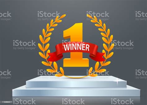 조명 무대 연단 흰색 바탕에 시상식을 위한 무대 연단 장면 0명에 대한 스톡 벡터 아트 및 기타 이미지 0명 1위 3차원 형태 Istock