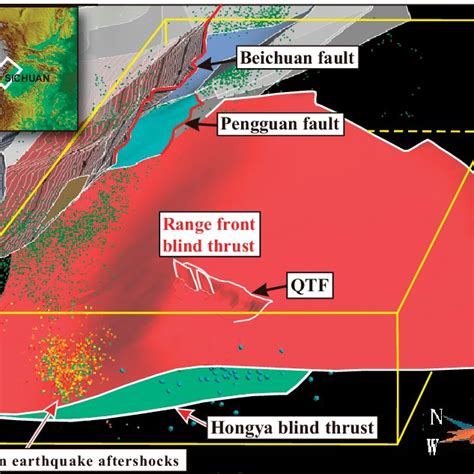 Oblique View Of Three Dimensional Model Of Imbricate Thrust Structures