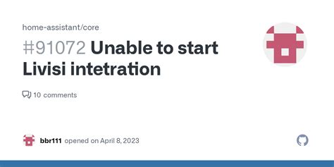 Unable To Start Livisi Intetration · Issue 91072 · Home Assistantcore