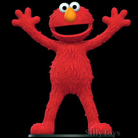 Elmo Sesame Street 3d Model By Sillytoys