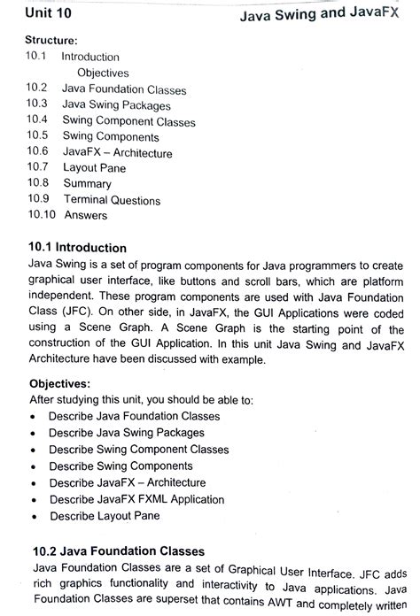Java Swing And Java FX Object Oriented Programming Java Studocu