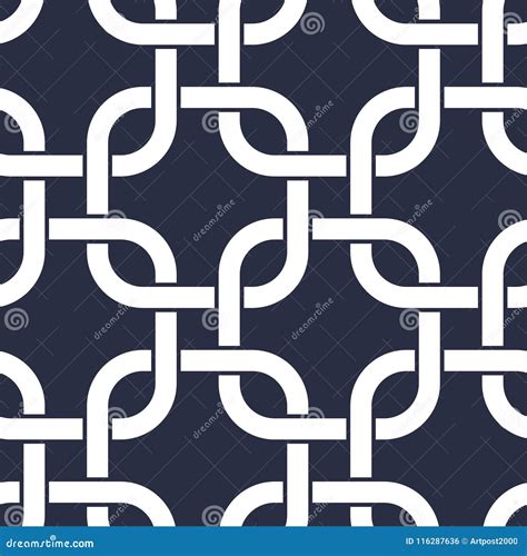 Rounded Squares Seamless Pattern Stock Vector Illustration Of Graphic