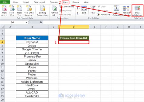 How To Link A Cell Value With A Drop Down List In Excel 5 Ways