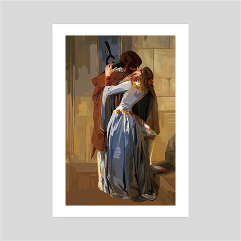 Jayvik The Kiss An Art Print By Pyrate Inprnt