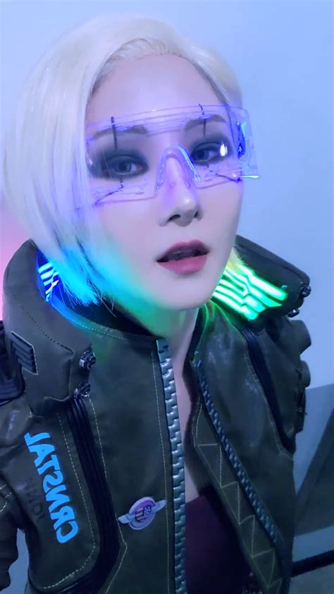 할로윈에 사펑 코스프레 할까 밤에 보면 Led 간지 쩔듯ㅋㅋ Cyberpunk2077 사이버펑크 Cyberpunk 사펑 게임코스프레 Cosplay 사이버펑크