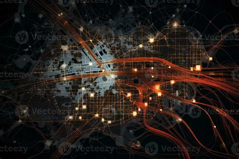 City Traffic Data Visualization Generative AI 31580057 Stock Photo At Vecteezy