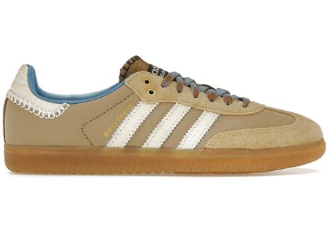 Adidas Samba Nylon Wales Bonner Desert White Mens Ih3261 Us