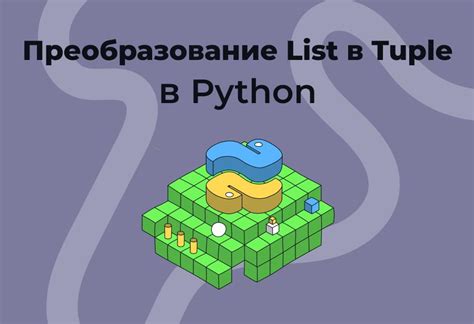 Преобразование List в Tuple в Python