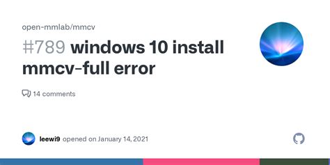 Windows Install Mmcv Full Error Issue Open Mmlab Mmcv Github