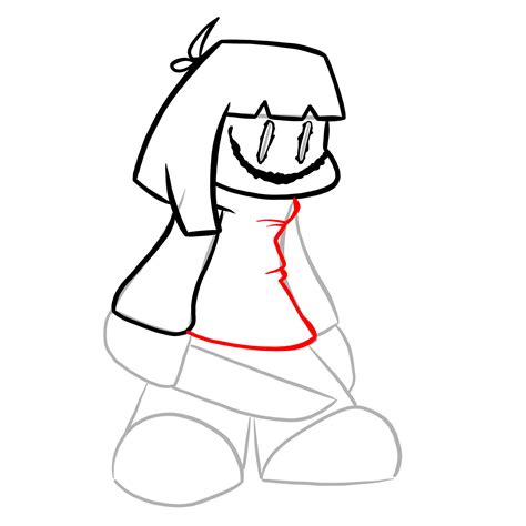 How To Draw Chara From Fnf Sketchok Easy Drawing Guides Images And Photos Finder