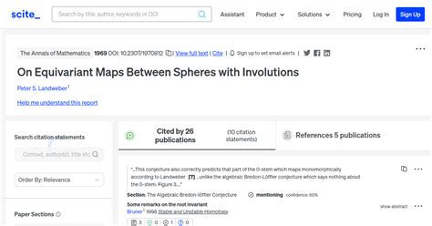 On Equivariant Maps Between Spheres With Involutions Scite Report