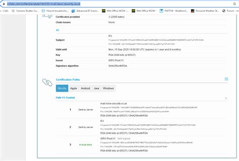 Root Certificate Help Let S Encrypt Community Support