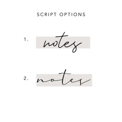 Notes Highlighted Script Planner Sticker — Script Planner Stickers