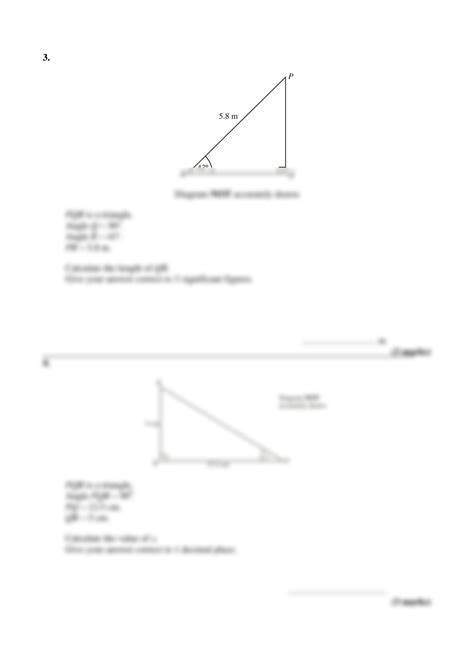 Solution Trigonometry Test Studypool