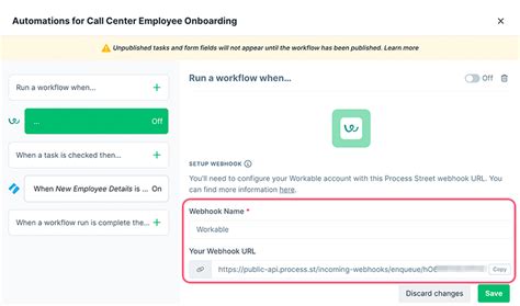 integrating with process street workable help