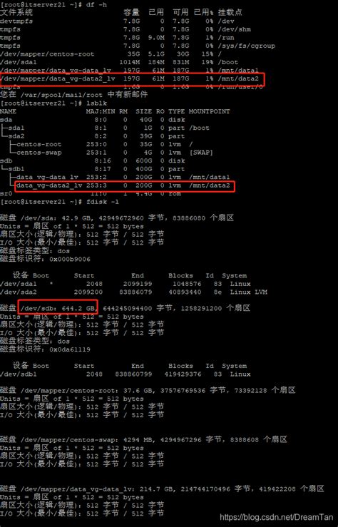 linux（虚拟机） ext4系统磁盘扩容操作 磁盘多个分区，新增分区新增物理卷来扩容逻辑卷 ext4 扩容 csdn博客