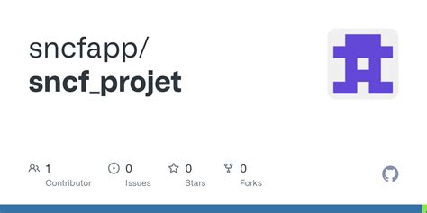 Github Sncfappsncfprojet