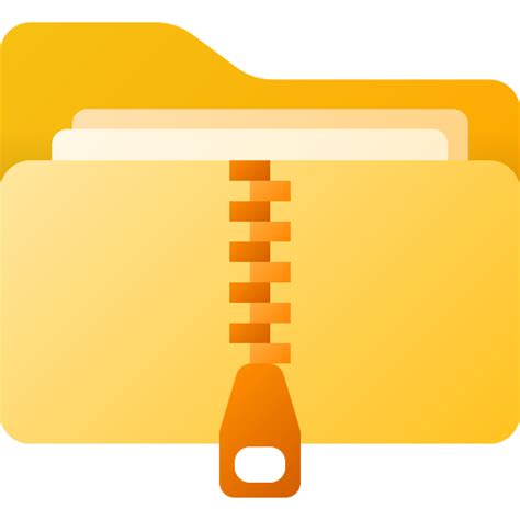 Zip Folder Free Files And Folders Icons