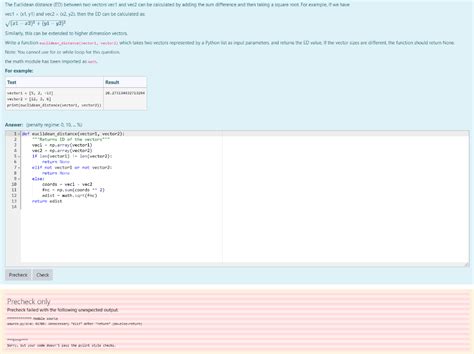 Solved Write A Function Dotproductvectori Vector2 Which