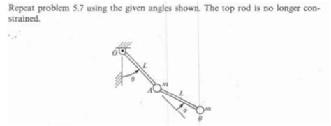 Solved The Rod OA Is Driven At The Speed Of Angular Speed Chegg Com