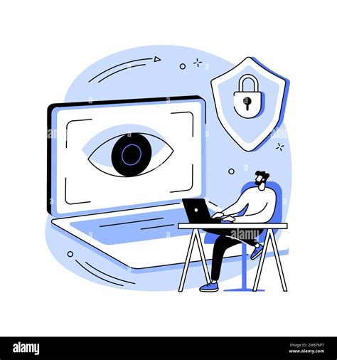 Eye Tracking Technology Abstract Concept Vector Illustration Eye Movement Catching Technology