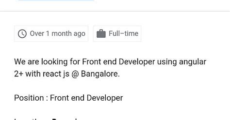 Angular And Reactjs Released In 2016 And 15 Job Requires 4 Years In 2019 Album On Imgur