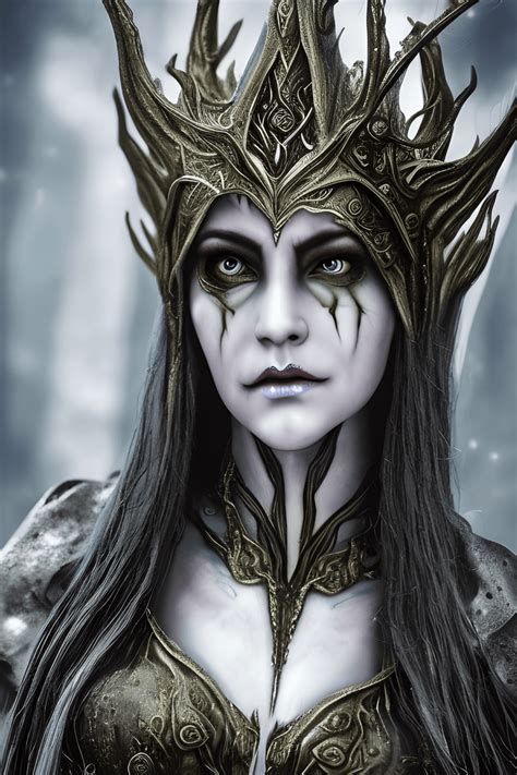 Elven Banshee Queen Of The Forsaken Graphic · Creative Fabrica