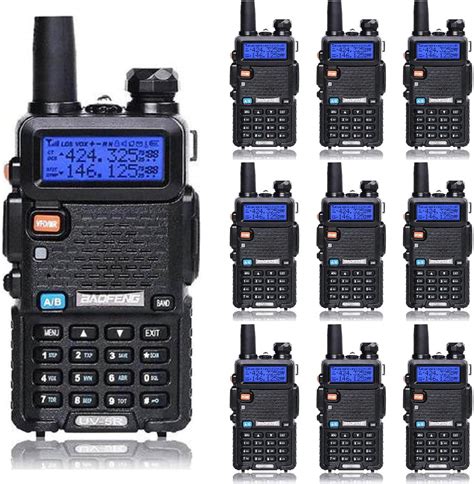 Amazon Com BAOFENG UV R Ham Radio Handheld Dual Band Two Way Radio