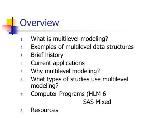 Ppt Multilevel Modeling Powerpoint Presentation Free Download Id