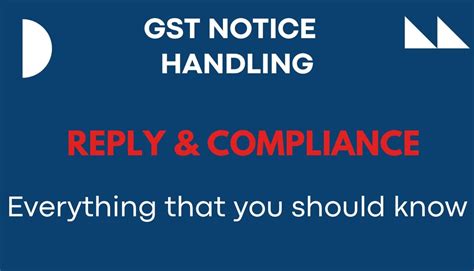 Overview Of All Types Of Notices Under GST And Options For Taxpayers GST NOTICE REPLY