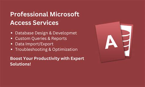 Create Efficient Microsoft Access Databases By Alihusnainn Fiverr