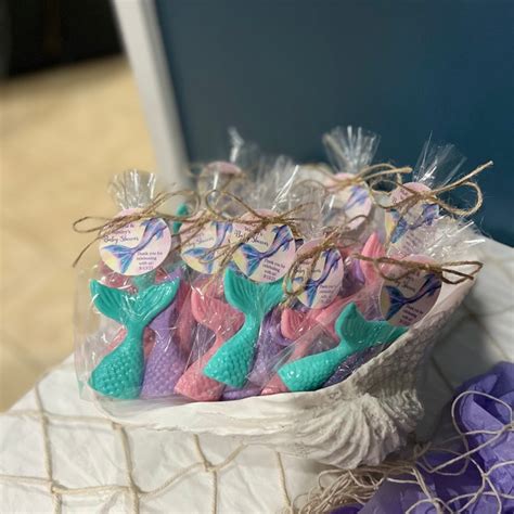 Mermaid Tail Soap Mermaid Party Favor Mermaid Tails Beach Soap Beach