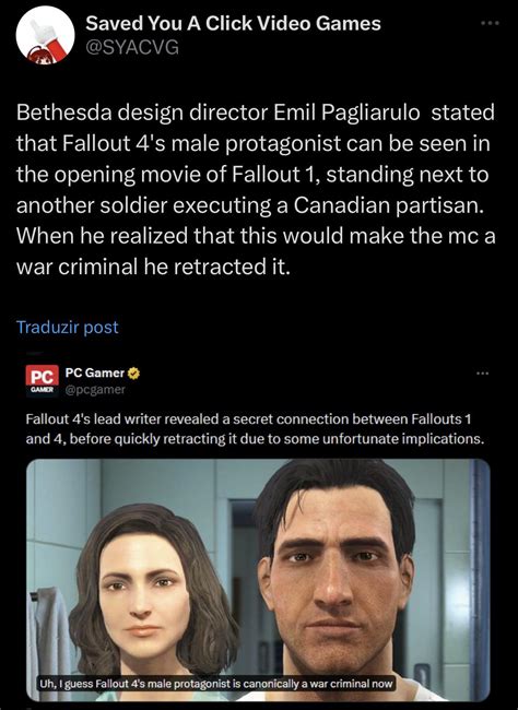quick retcon on recent fallout 1 cameo r classicfallout