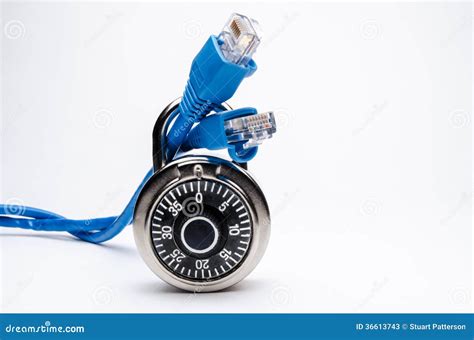 Network Security Combination Lock Stock Image Image Of Lock Secrecy 36613743