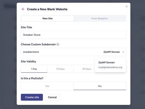 we re excited to introduce custom subdomains for instant blank sites in