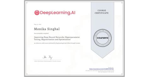 Completion Certificate For Improving Deep Neural Networks