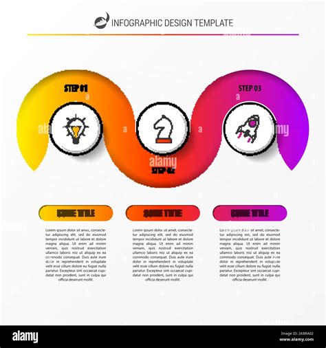 Infographic Design Template Creative Concept With 3 Steps Can Be Used For Workflow Layout