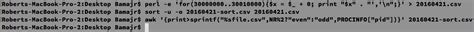 Awk Using Perl For Even Odd Numbers Unix Linux Stack Exchange