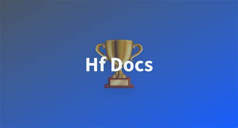 Hf Docs A Hugging Face Space By Mlxa