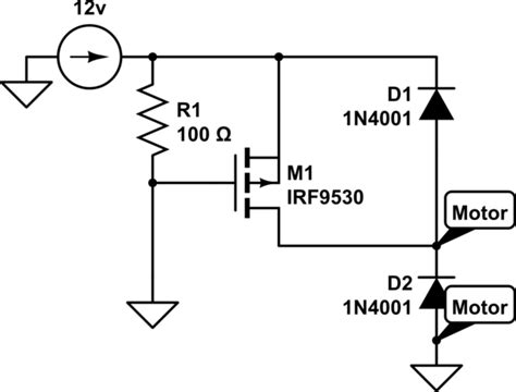 Diagram P Channel Mosfet Switch Circuit Diagram Mydiagram Online