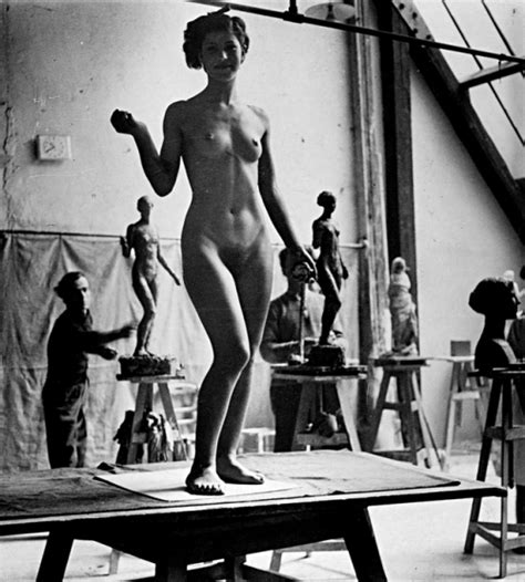 Sculpture Academy Paris C 1935 Vintagensfw