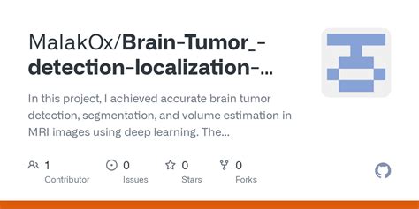 Github Malakox Brain Tumor Detection Localization Volume Estimation