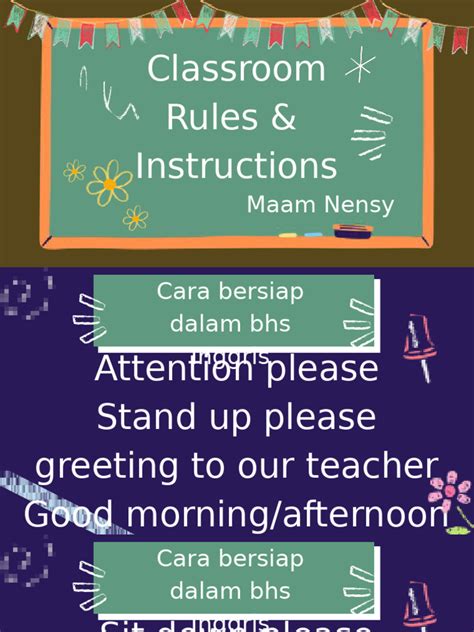 classroom commands illustrative blackboard design 2 pdf language arts and discipline